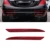 Pair Rear Left Right Side Bumper Reflector Red Light Trim Red Plastic ...