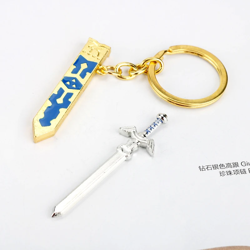 PORTE-CLES - ETUI A CLE,43--porte clés épée de jeu, bouclier'arme no ...