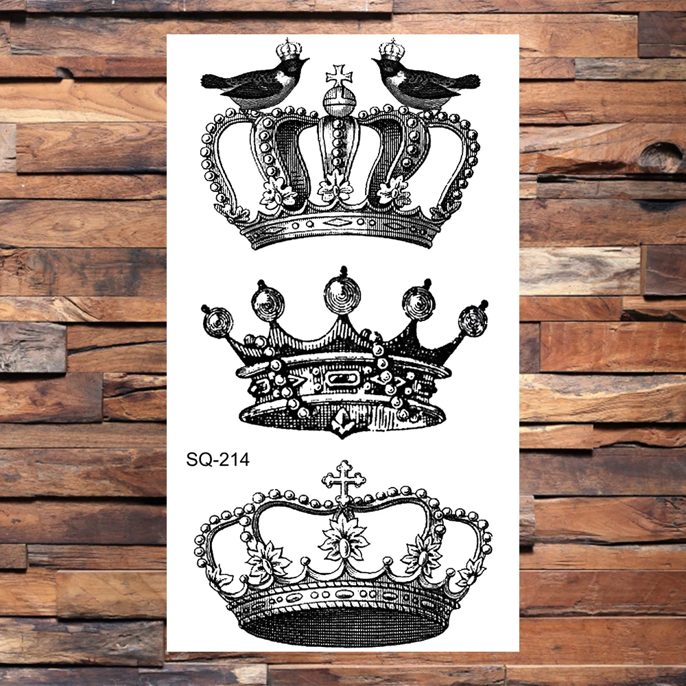 Diamond And Crown Tattoo Designs