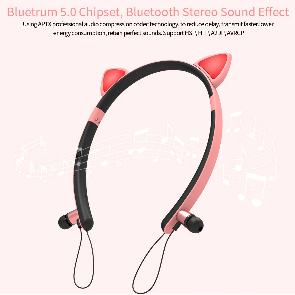 Wireless-Glowing-Cat-Ear-Headphones-Stereo-Bluetooth-Earphone-Hifi ...