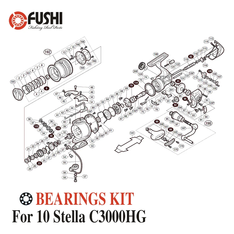 Fishing Reel Parts Diagram