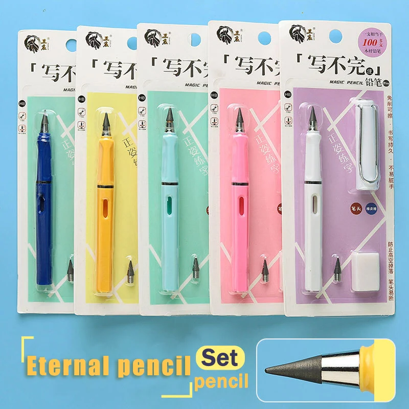 New-Technology-Unlimited-Writing-Eternal-Pencil-No-Ink-Pen-Magic ...