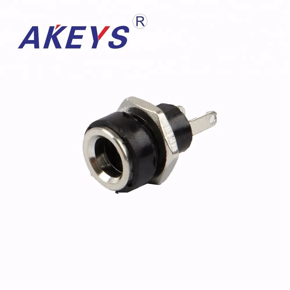 10 pcs DC 022B 5.5 2.1MM DC Power Jack Socket PCB Female Panel Mount ...