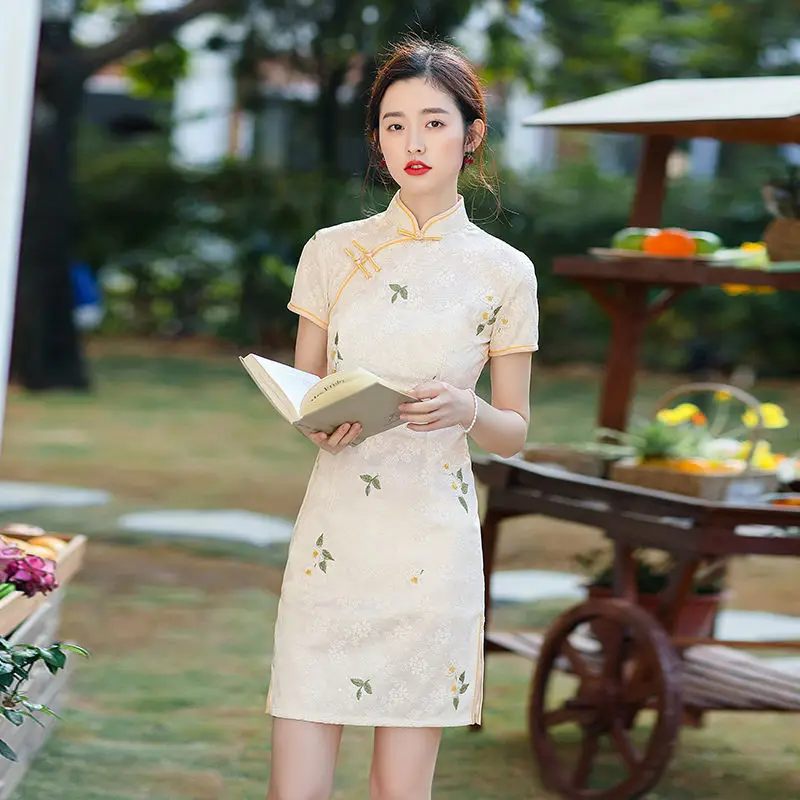 Chinese-Style-Traditional-Cheongsams-Dress-For-Ladies-Lace-Vintage ...