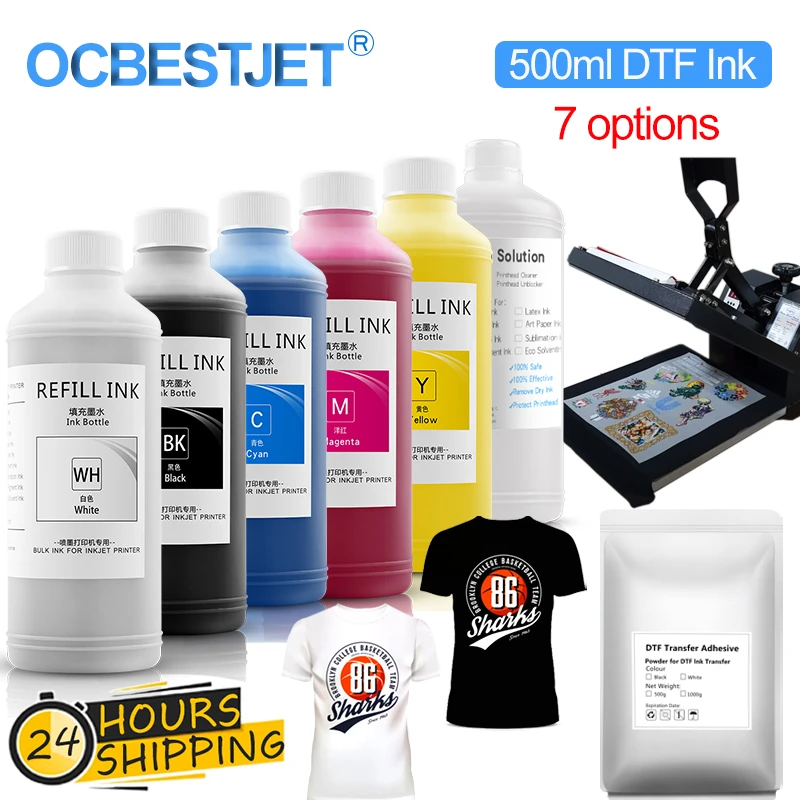 500ml/bottle Dtf Ink Pet Film Transfer Ink For Dtf Direct Transfer Film ...