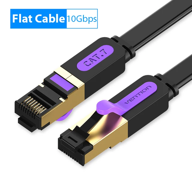 Vention Ethernet Cable Cat 7 Lan Network Cable rj45 High Speed Flat ...