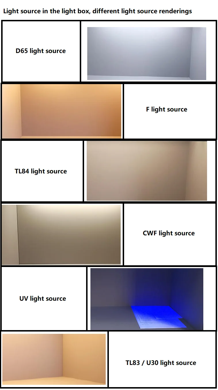D65 / D50 / UV / TL84 / TL83 / U30 / U35 / CWF / A 표준 광원 페어 컬러 램프|connector| - AliExpress