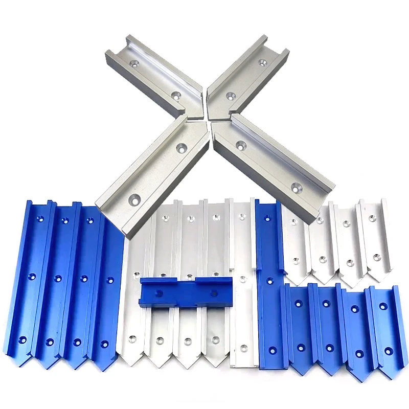 Woodworking T Slot Cross Connector Guide Rail Track Intersection Parts ...