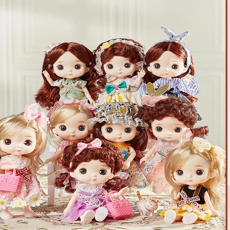 Bjd Dolls Toys Girls Doll | Big Head Girl Toy Doll | Bjd Doll Face ...