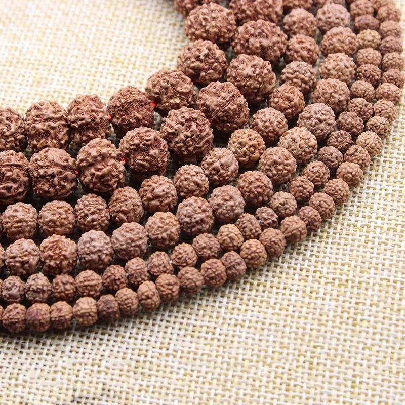 Buddhist Rudraksha Beads Jewelry Making Mala Prayer 108Pcs Bodhi Bead ...