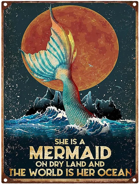 Vintage Mermaid Signs