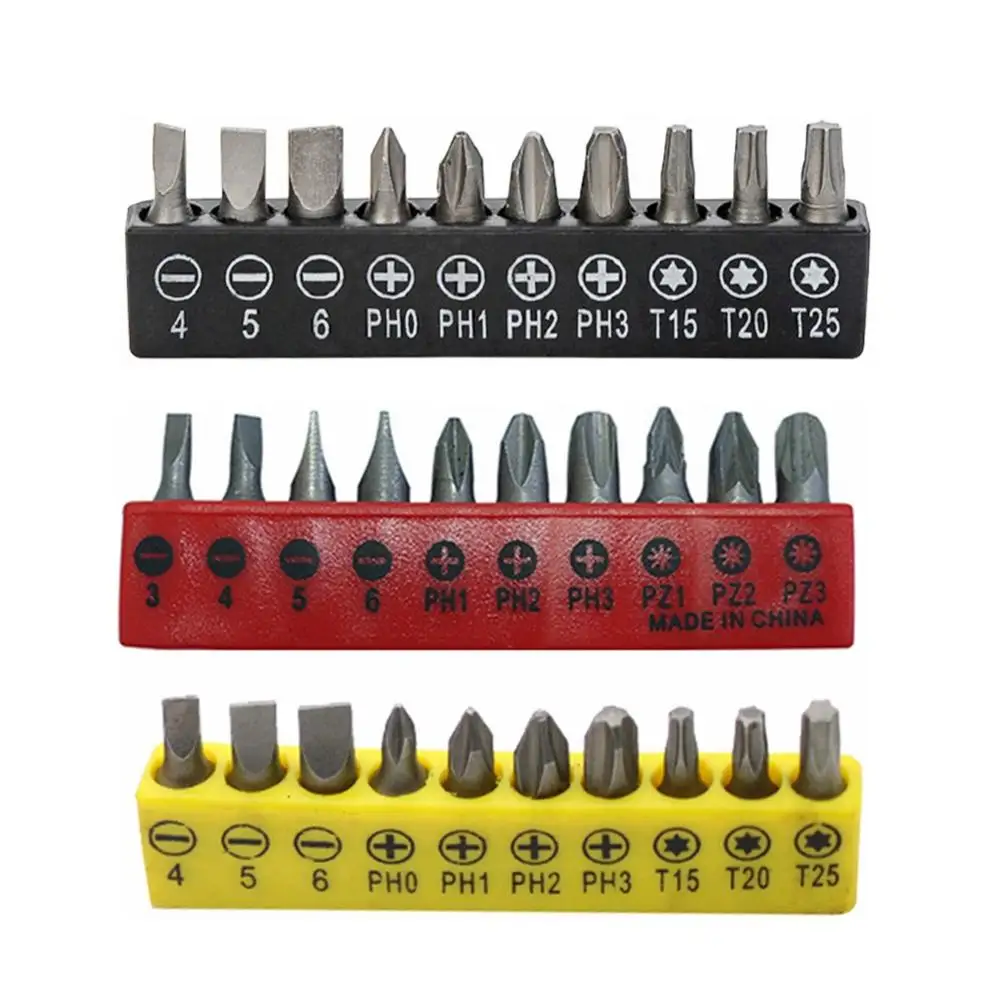 10pcs-Insert-Bit-Set-Torx-Flat-Head-Cross-Anti-Slip-Electric-Hex-Shank ...