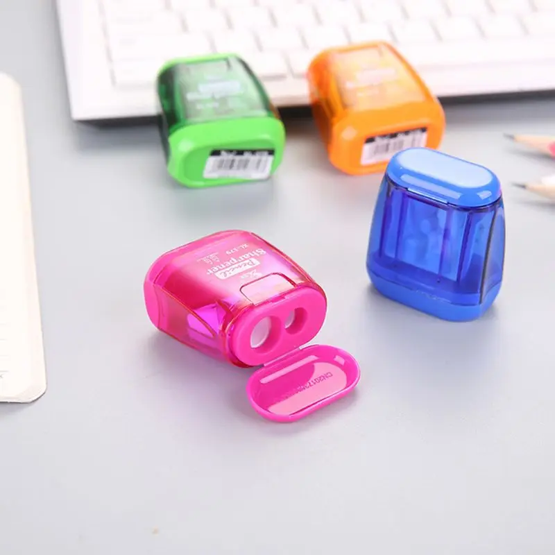 Classical-Double-Hole-Mechanical-Pen-Pencil-Sharpener-Stationery-Office ...