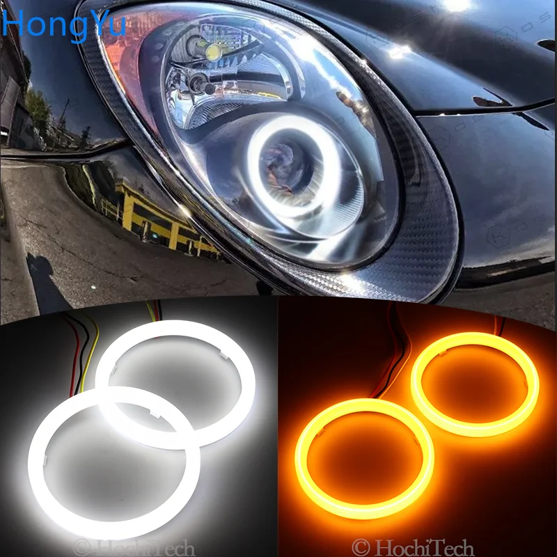 Cotton-Switchback-LED-White-Amber-Angel-Eye-Halo-Rings-DRL-turn-signal ...