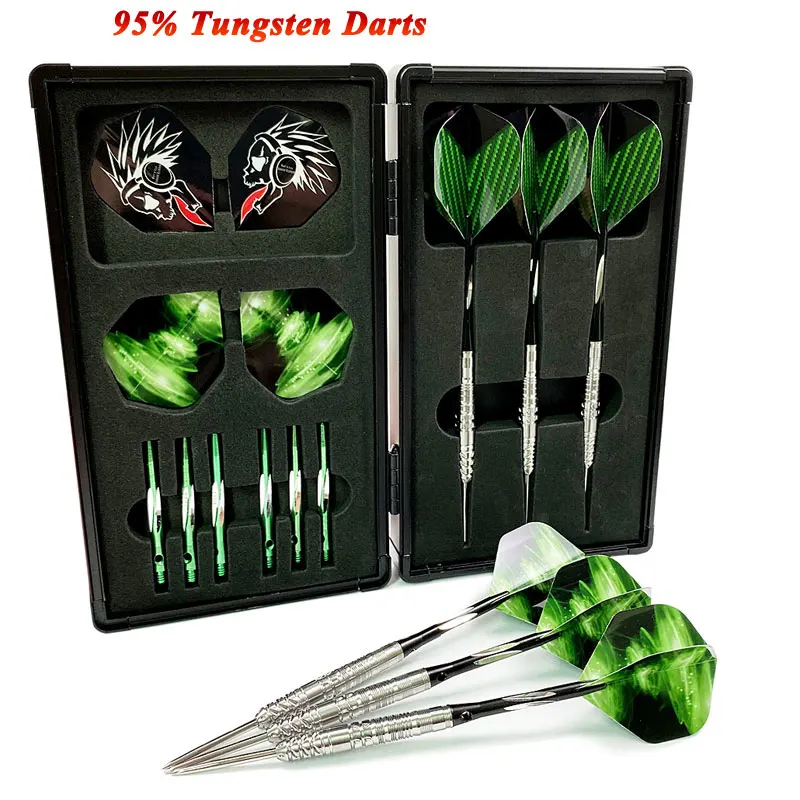 New-95-Tungsten-Gold-Darts-23g-Copper-Green-PET-Darts-Professional ...