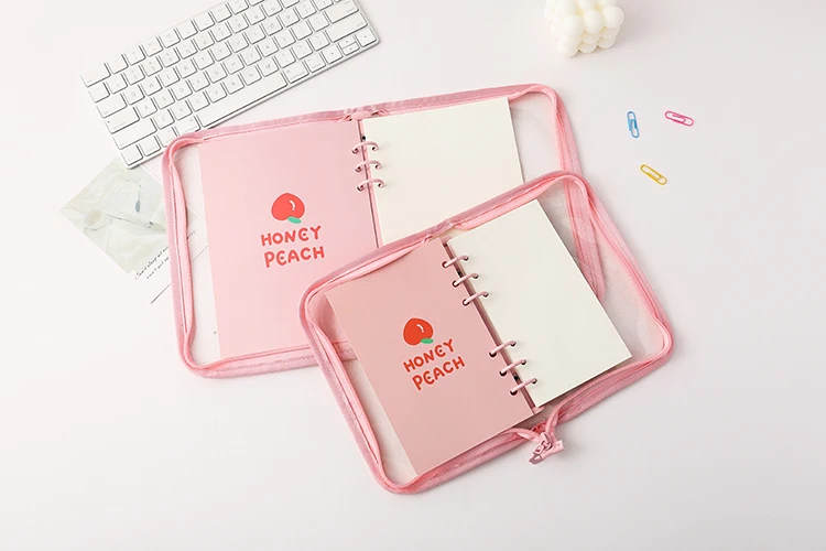 CAHIER,MKBB-A6--classeur mignon A5-A6 à fermeture éclair, carnet de ...