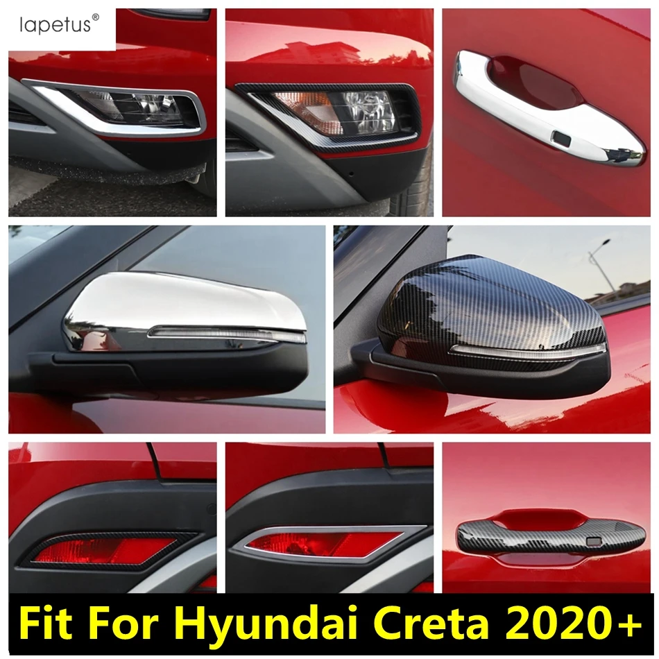 For-Hyundai-Creta-2020-2022-Rearview-Mirror-Handle-Front-Rear-Bumper ...