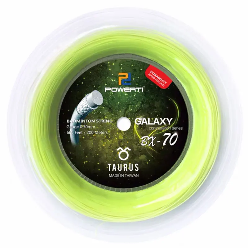 Powerti-Badminton-String-200m-Reels-0-70mm-Nylon-Racket-Stringing ...