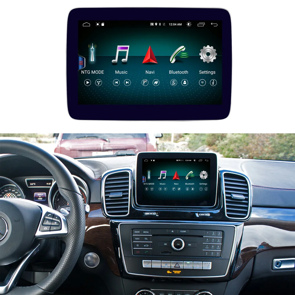 8.4 inch 4+64G Android Display for Mercedes Benz ML GL W166 X166 Car ...