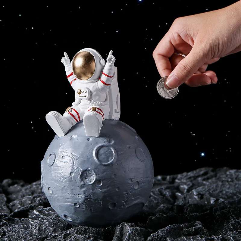 Astronaut Creative Coin Bank Box Piggy Bank Money Boxes Cans Nordic ...