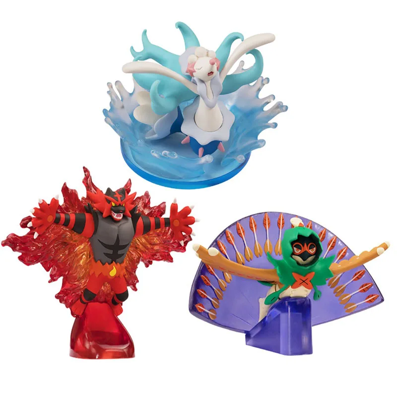 Takara Tomy Pokemon Anime Figures Primarina Evolution Sniper Rowlet ...