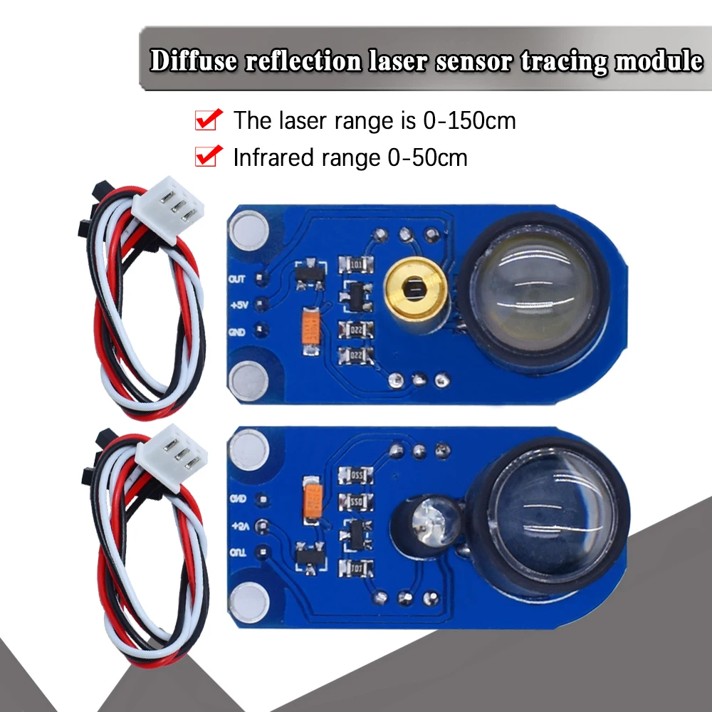 Detecção e reconhecimento de reflexão difusa do sensor a laser, evita a ...