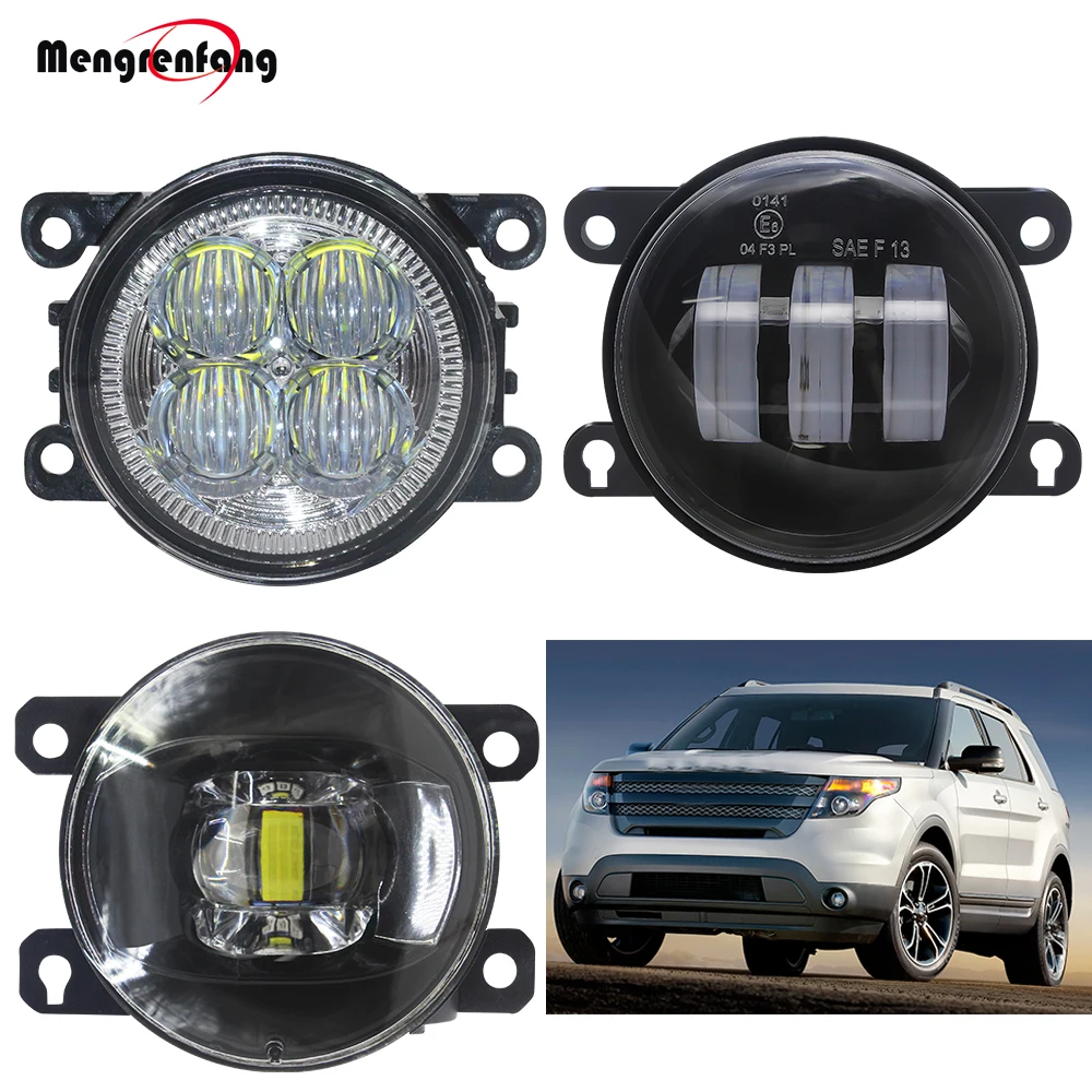 Led Lens Fog Light For Ford Explorer 2011 2012 2013 2014 Car Front ...
