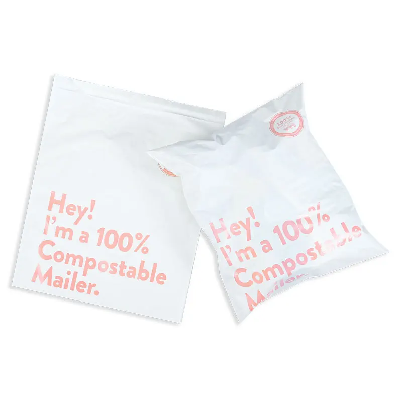 50pcs/lot Color Biodegradable Courier Bag Eco Courier Waterproof Mail ...