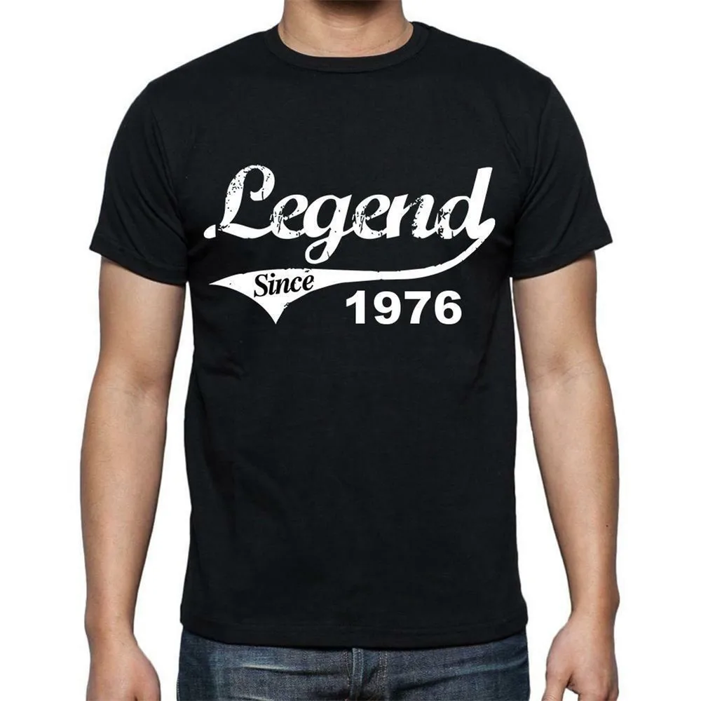 Legend Since 1976 Tshirt Mens Round Neck Tshirt M Xl 2Xl 14Xl Tee Shirt ...