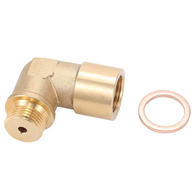 Angle 90° Lambda O2 Oxygen Sensor Extender Spacer For Decat Hydrogen ...