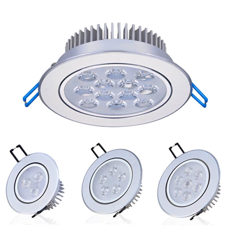 Led Downlight 3w 5w 7w 9w 12w Dimmable Spot Recessed Celling Lamp Light 220v 110v Home Lighting ...