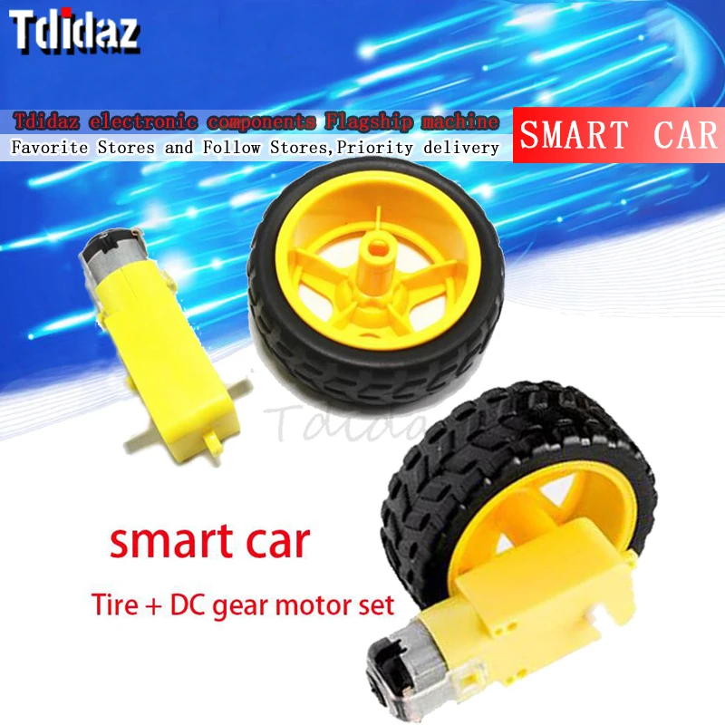 TT-Motor-Smart-Car-Robot-Gear-Motor-for-arduino-Diy-Kit-Wheels-Smart ...