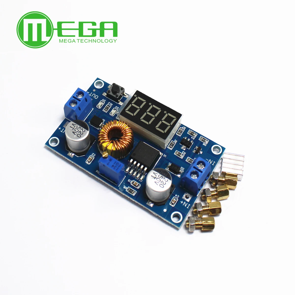 10pcs XL4015 5A High power 75W DC DC adjustable step down module+LED ...