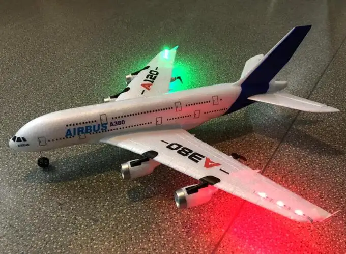 2019 new WLtoys Airbus A380 airplane toys 2.4G 3Ch RC airplane Fixed ...