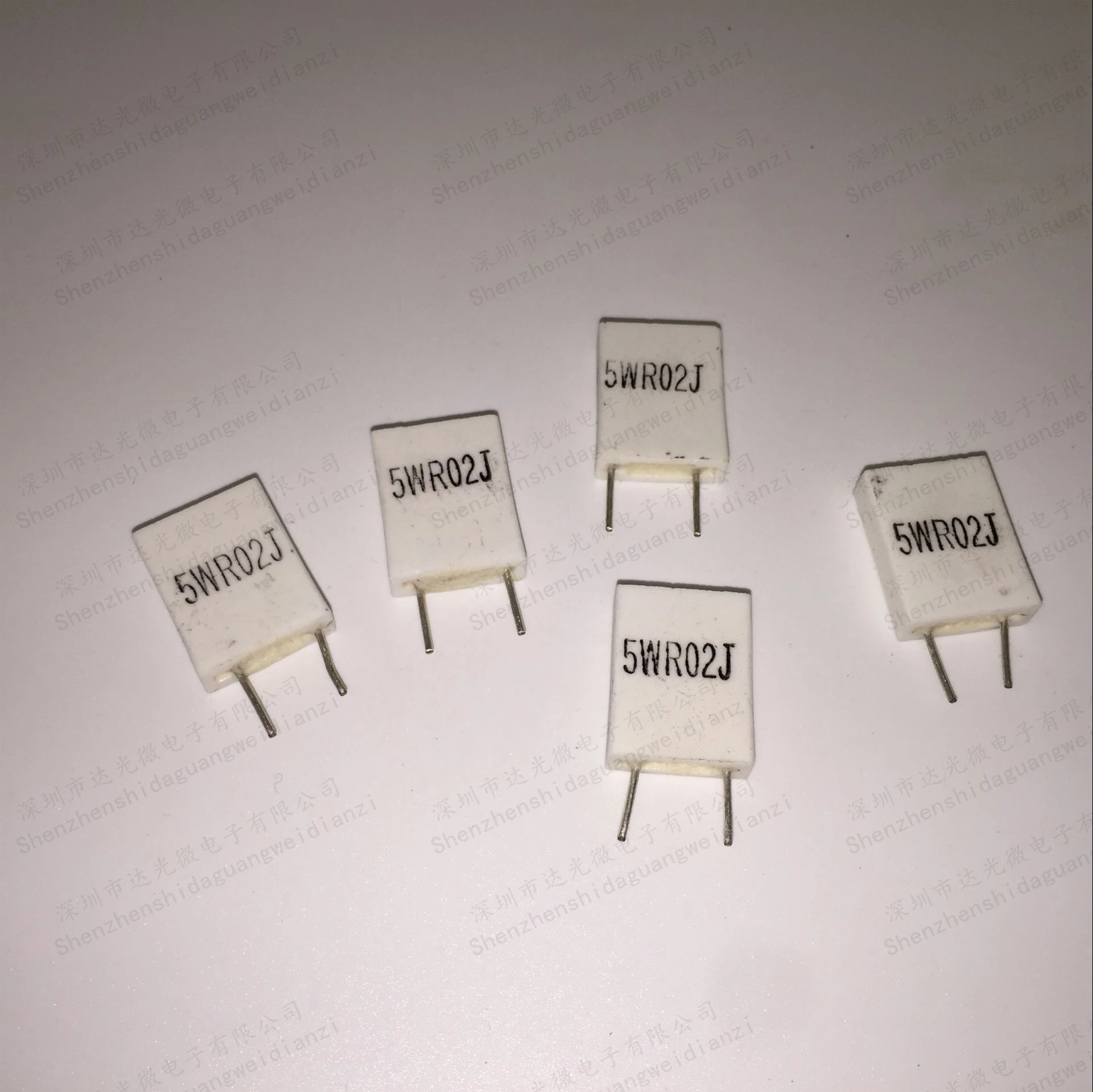 Cement Resistor 5w R02j 5w 0.02rj 0.02r 0.02ohm Verticalceramic ...
