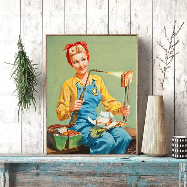 Vintage Pin Up Girl Kitchen