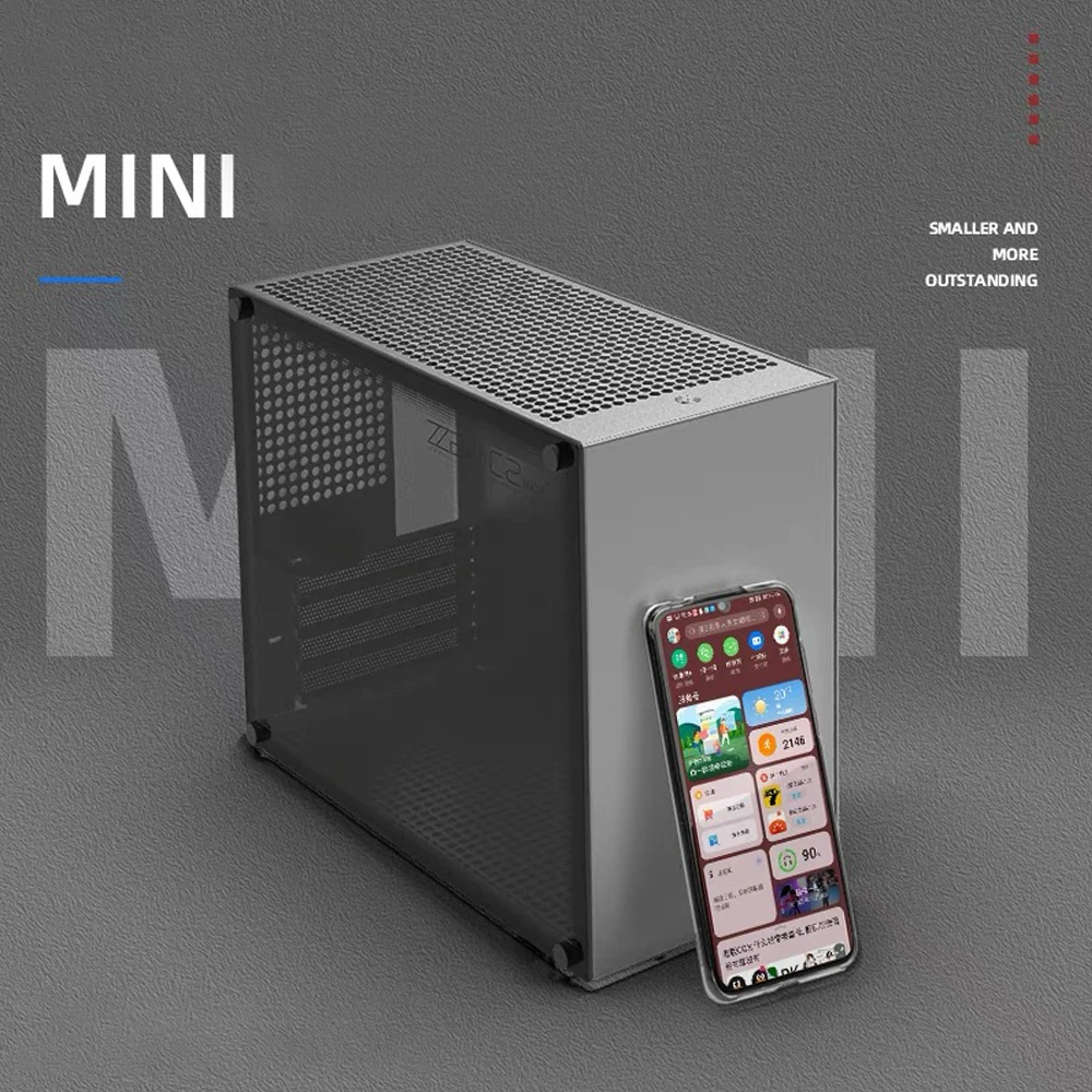 Braveman-ZZAW-C2-Aluminum-Alloy-Computer-Pc-Case-MATX-Motherboard-ATX ...