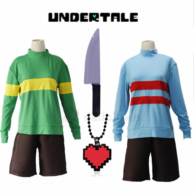 Adult Anime Game Chara Frisk Undertale Cosplay Costume Sweatshirt High ...