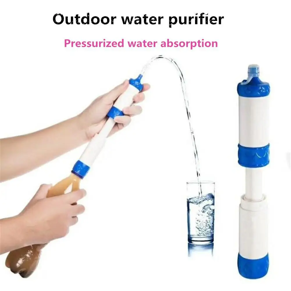 HiMISS Portable Outdoor Pressurized Water Purifier Camping Survival ...