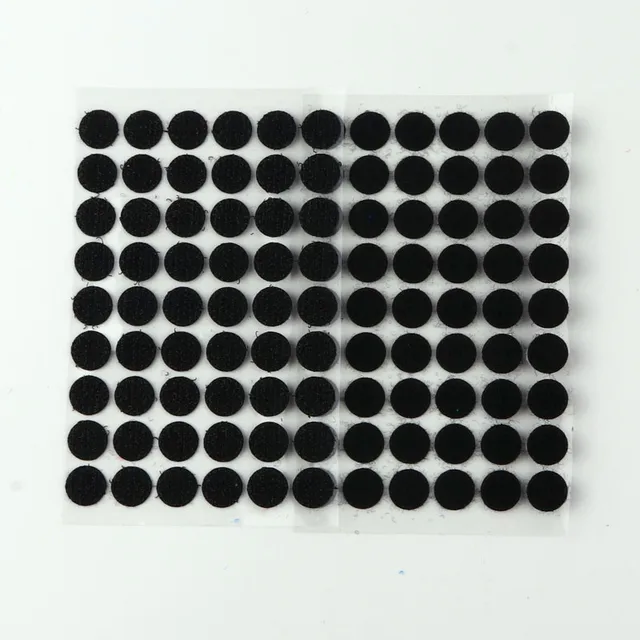 102 Pairs Colorful Self Adhesive Fastener 15mm Magic Tape Sticker Disc ...