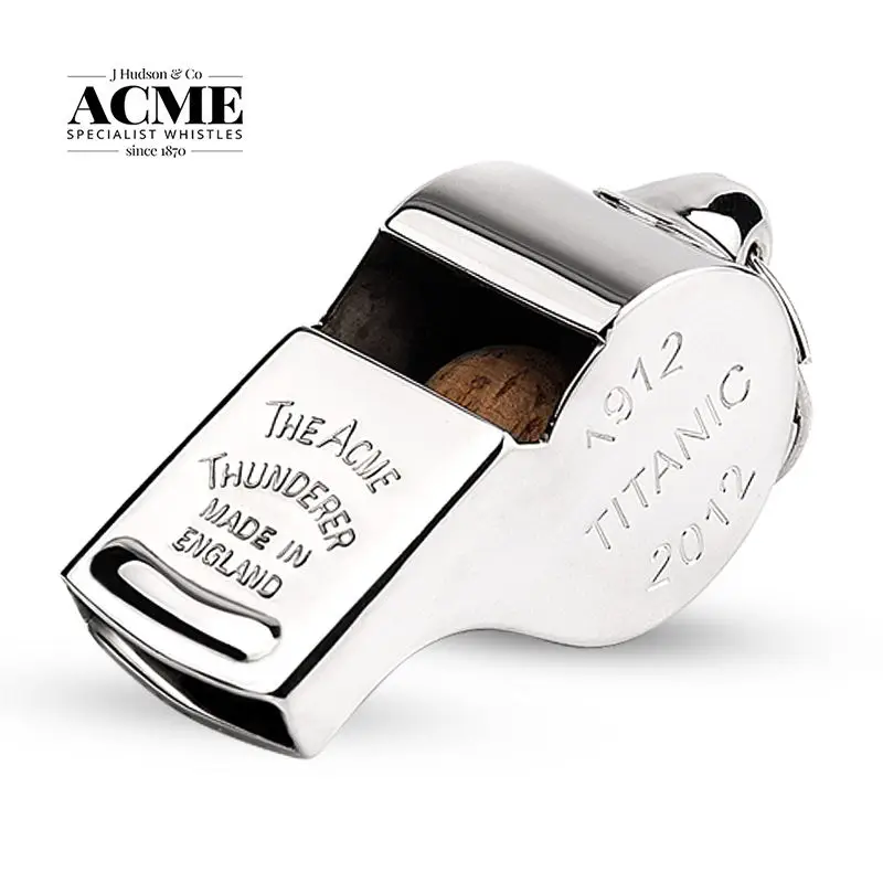 Acme Titanic 58 Centennial Metal Copper Whistle Large Outdoor Survival ...