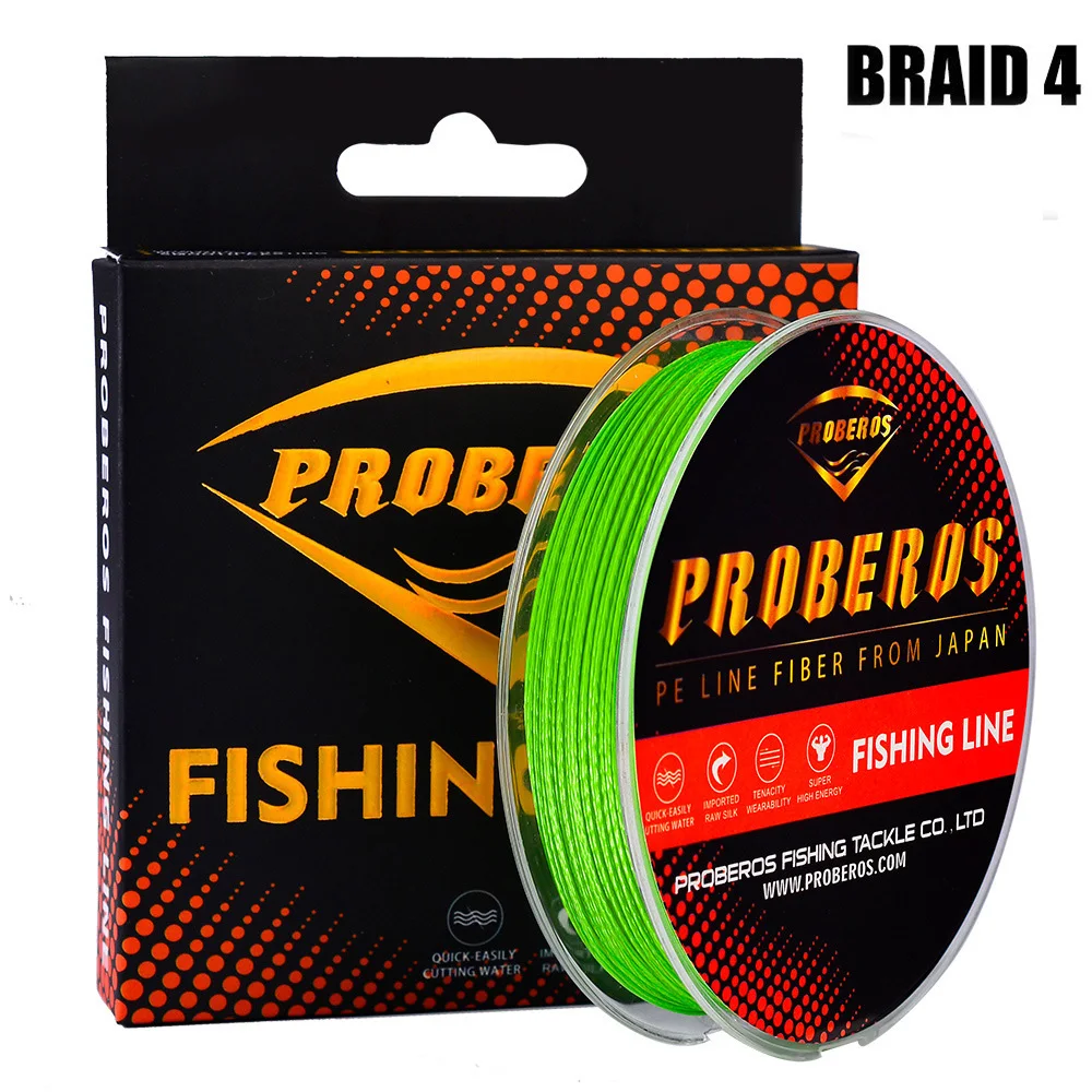 1pc Monofilament 4 Strand Fishing Line 100m 6-100LB Braided PE Line ...
