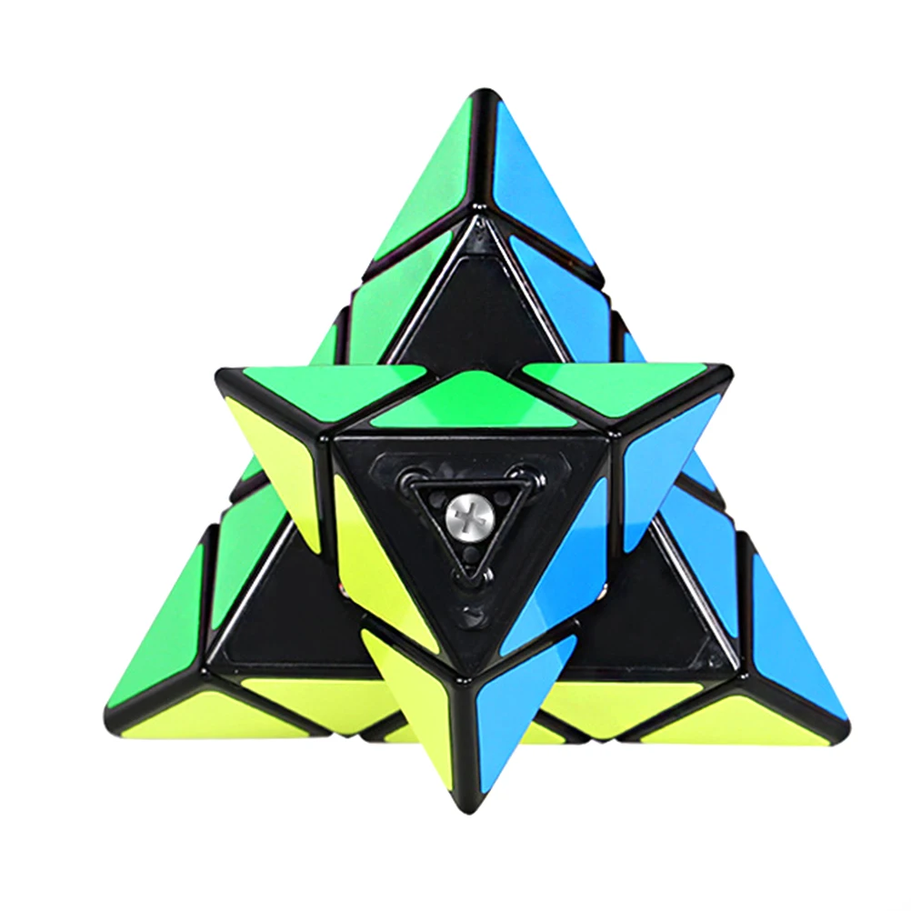 Triangle Pyramid Magic Speed Cube Twist Puzzle Speed Cubes Educational ...