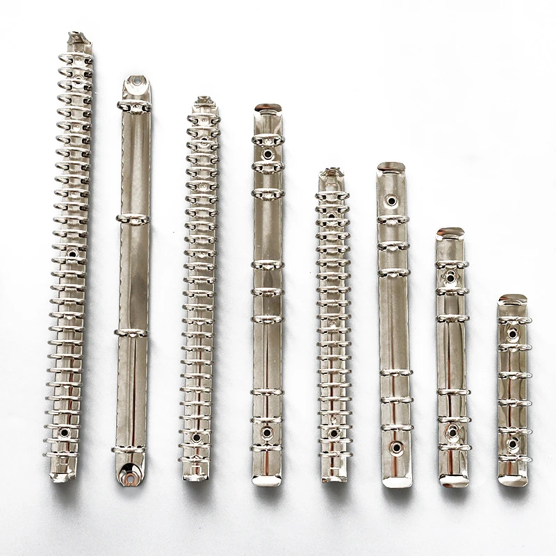 A4/A5/B5/A6/A7 Metal Spiral Binder Clip Loose-leaf Silver Binders ...