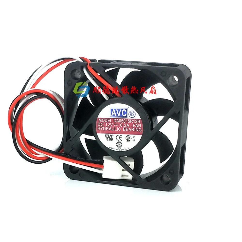 original 5015 12V 0.2A DA05015R12H four-wire with PWM temperature control 5CM computer case CPU ...