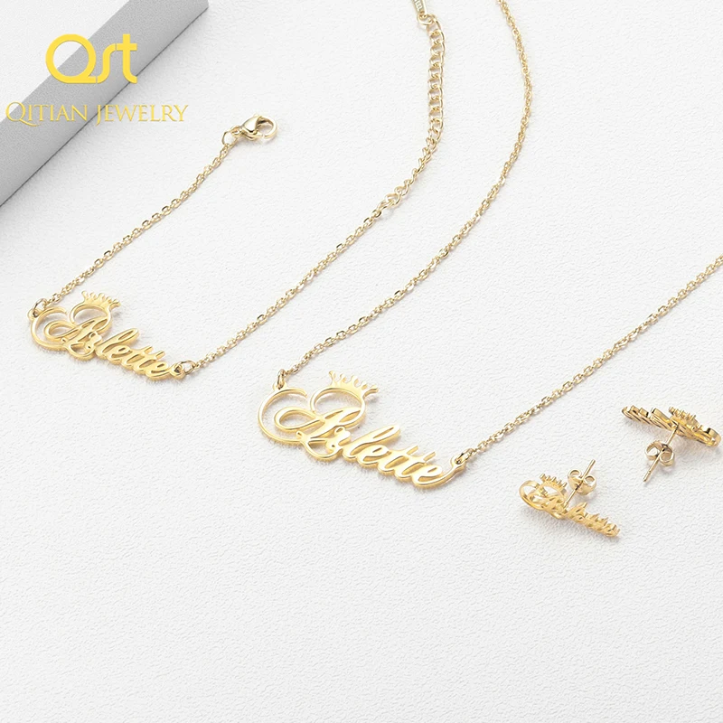 Necklaces Earrings Bracelet Sets | Customized Necklace Sets Women ...
