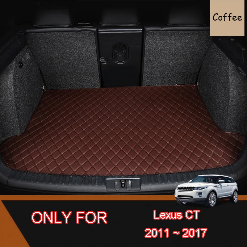 Leather-Car-Trunk-Mat-for-Lexus-CT-200h-2012-2017-Cargo-Liner-Boot-Pad ...