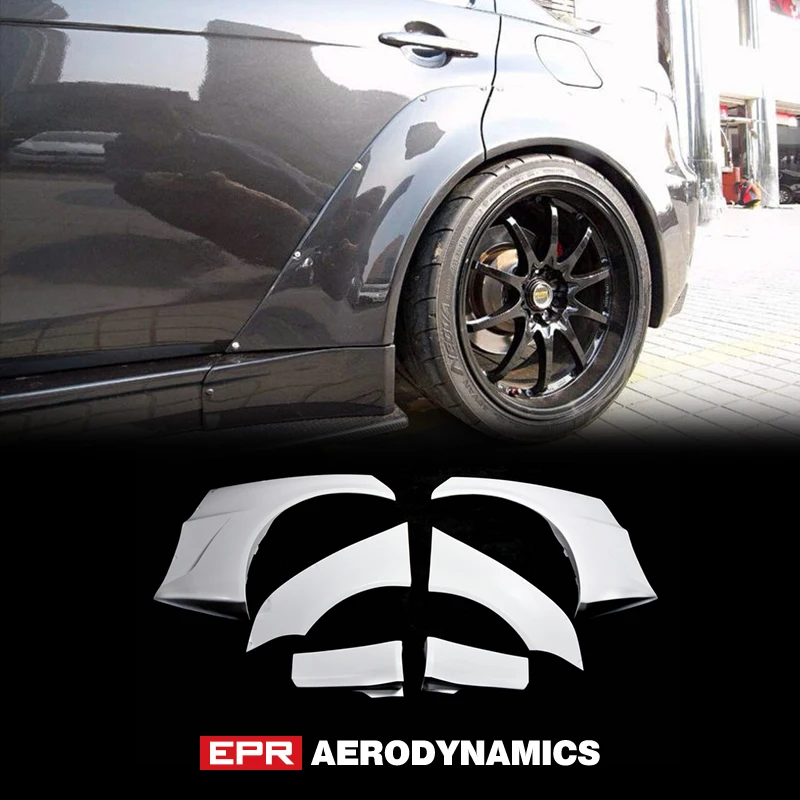 For Mitsubishi Evo 10 Vrs Style Wide Ver.wider Frp Fiber Glass Rear ...