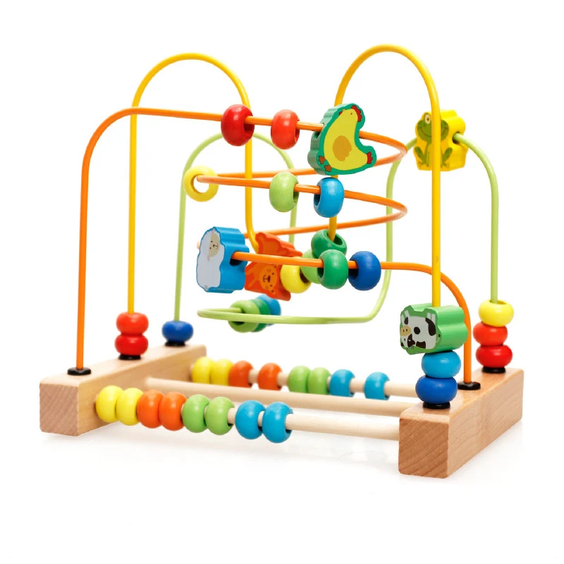 Детские деревянные математические игрушки Счетный Абак лабиринт ...