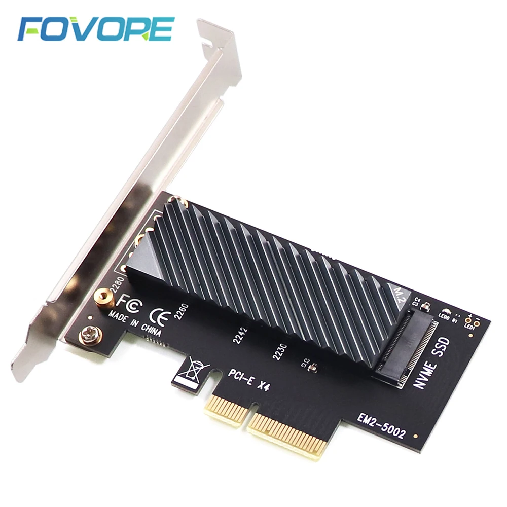 NVME M2 M.2 M Key SSD to PCIe PCI Express 3.0 Converter Adapter Card ...